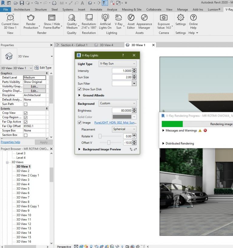Awesome renders with V-Ray for Revit | Chronos Studeos